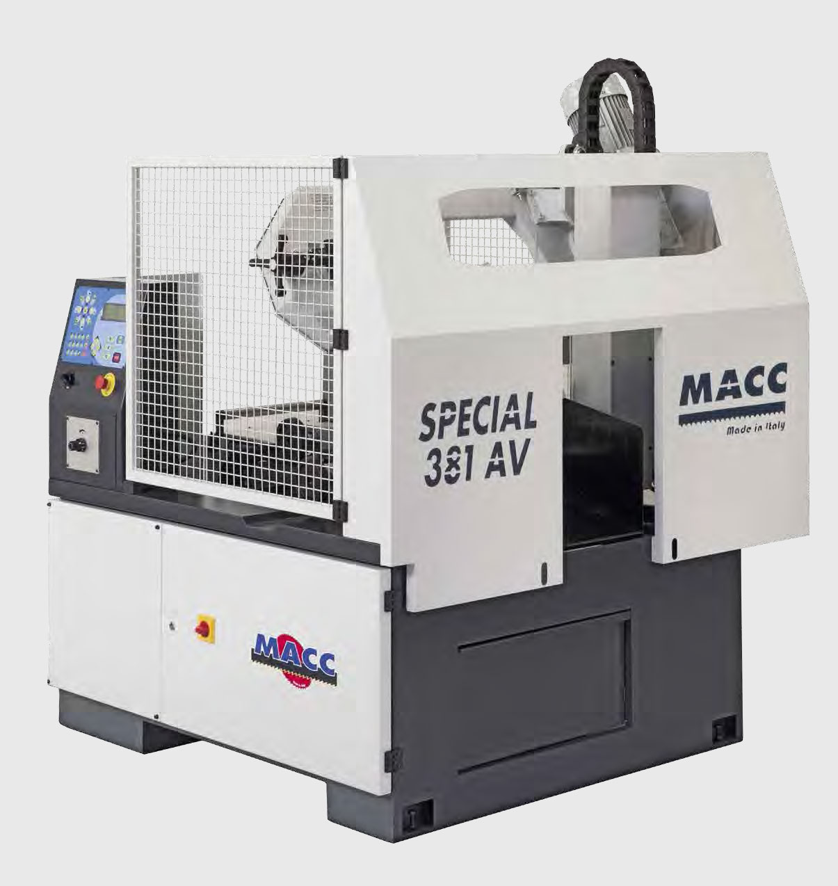 Scie à ruban semi-automatique MACC SPECIAL 381 AV : Scie à ruban semi ...